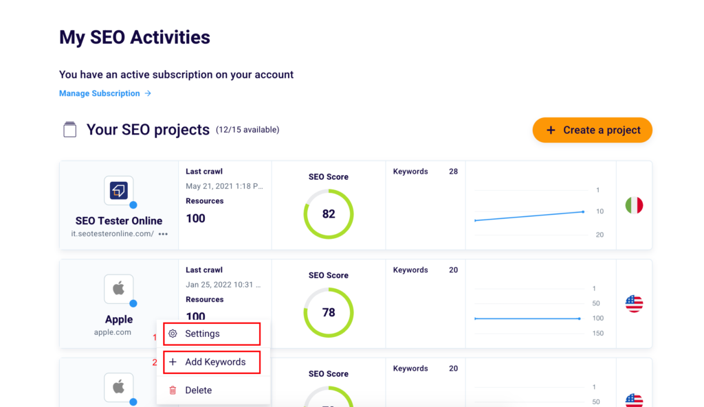 SEO Project Guide - SEO Tester Online