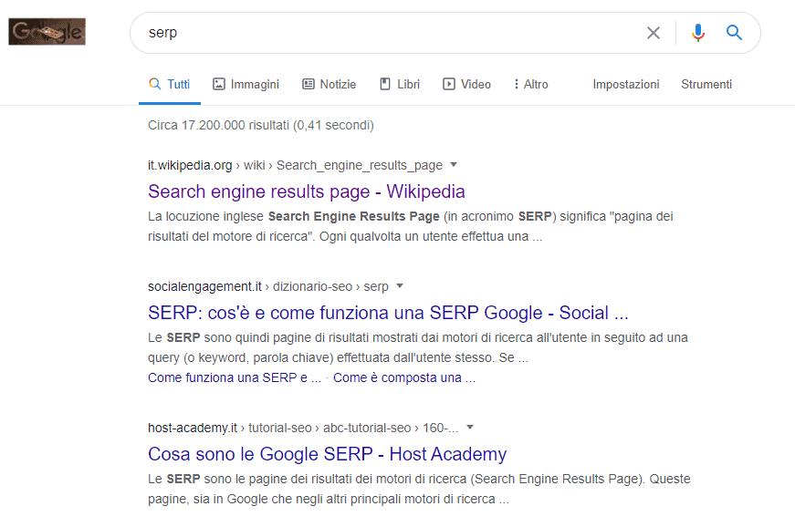 Cos'è e come funziona la SERP di Google? - SEO Tester Online