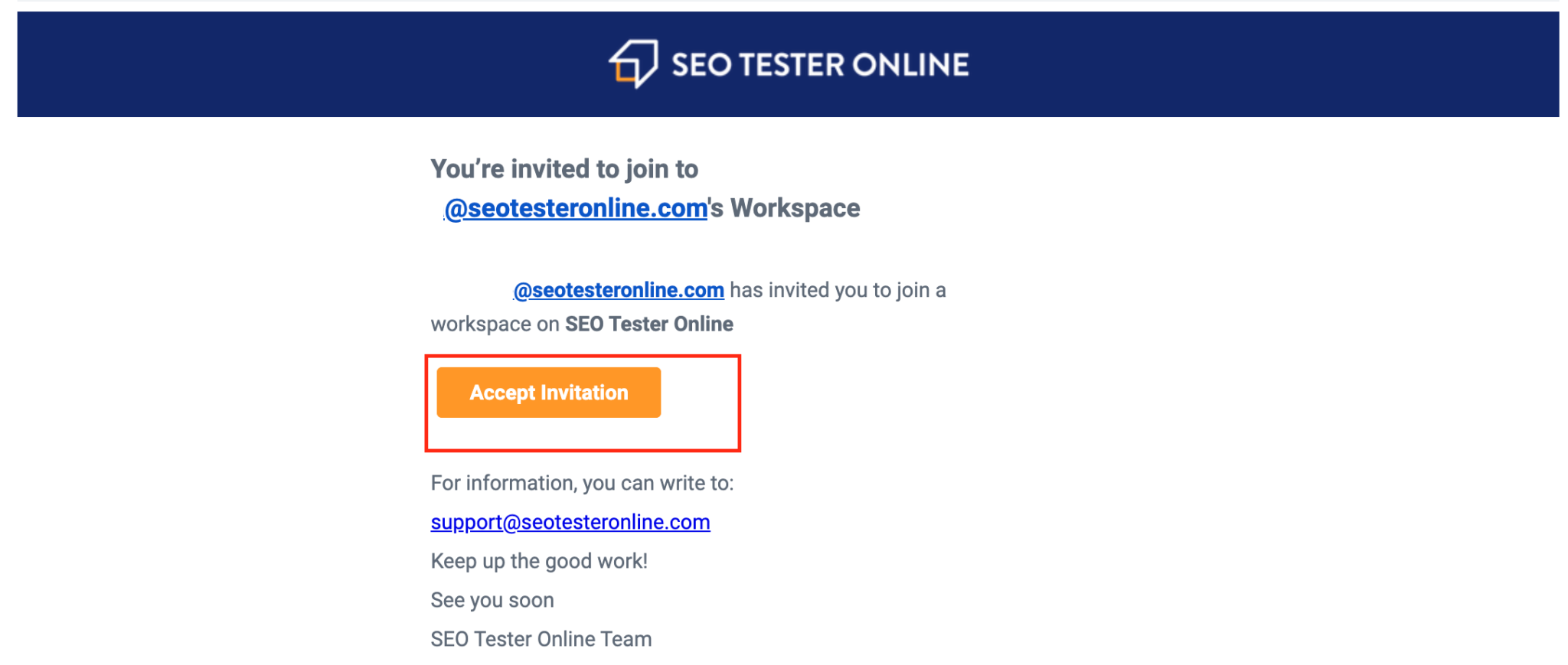 Workspace Guide - SEO Tester Online